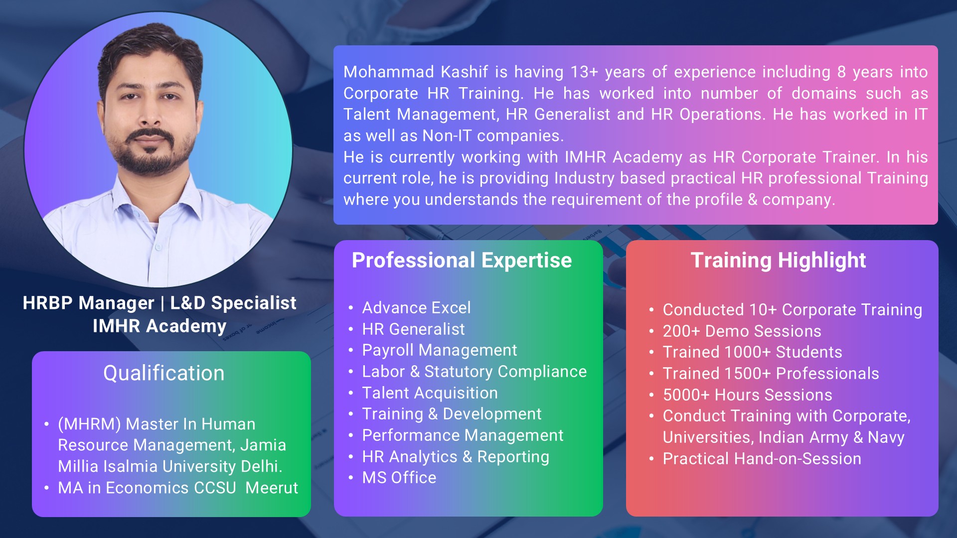 IMHR Academy: Expert HR Payroll Training for Career Growth